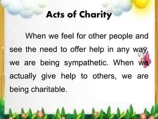 Being Charitable | PPTX