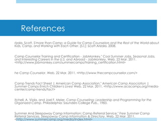 Being a Camp Counselor | PPT