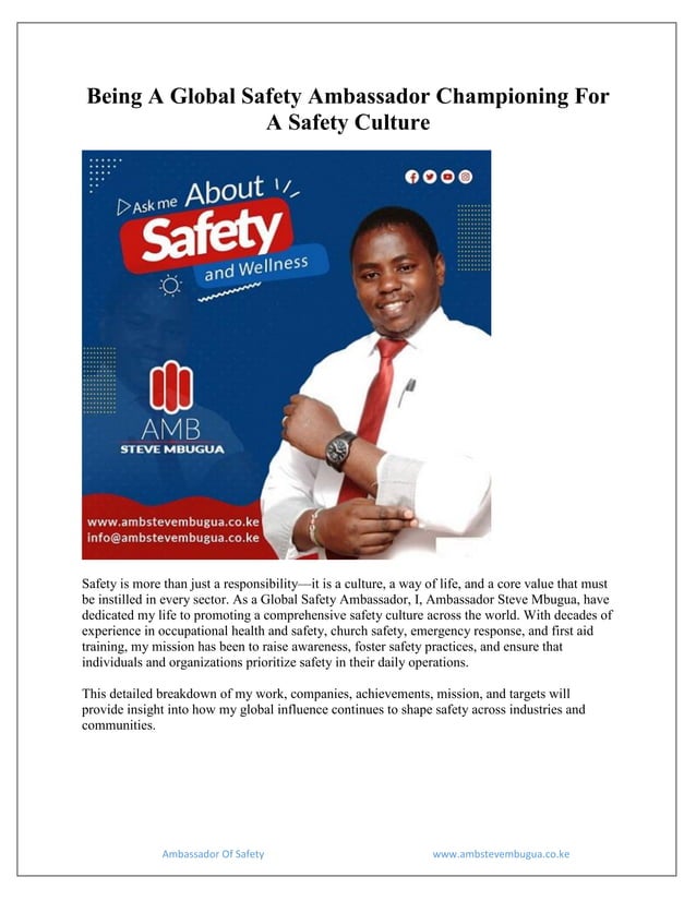 Being A Global Safety Ambassador Championing For A Safety Culture.pdf