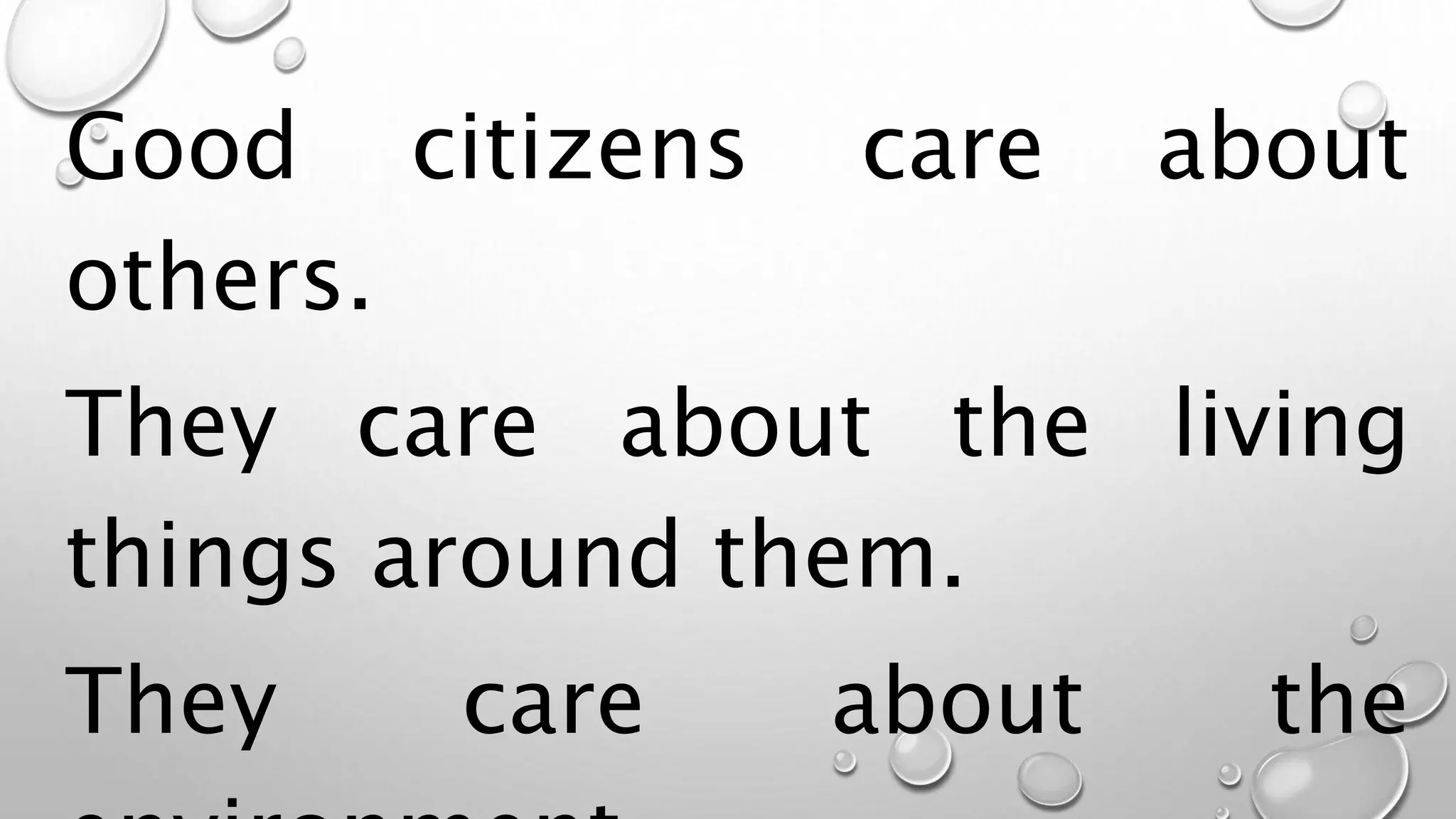 Being a good citizen | PPTX