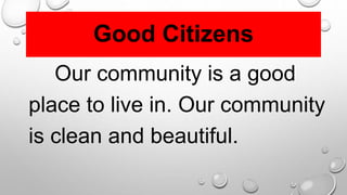 Being a Good Citizen | PPTX