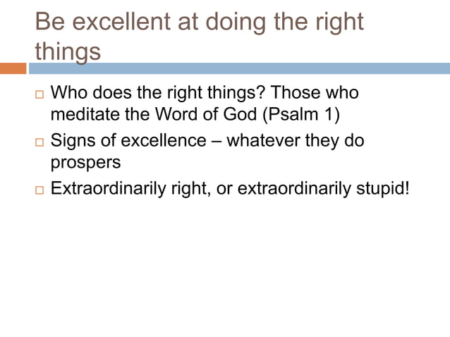 Being a good influence | PPT