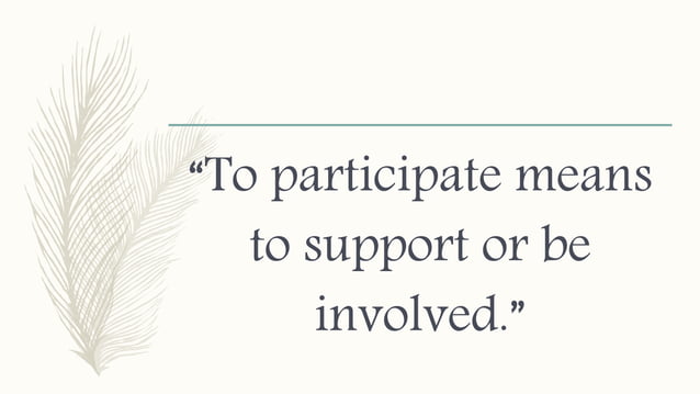 Being a good member of the community | PPTX