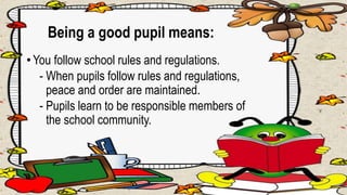 Being a good pupil | PPTX