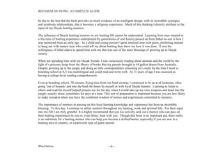 Being A Hunter | PDF