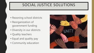 Being a leader for social justice in education | PPT