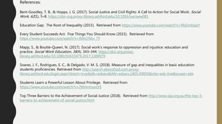 Being a leader for social justice in education | PPT