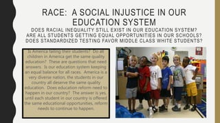 Being a leader for social justice in education | PPT