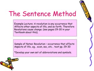 Being an Effective Student: Taking Notes | PPT