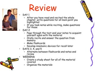 Being an Effective Student: Study Skills | PPTX