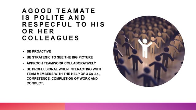 Being an effective team member | PPTX