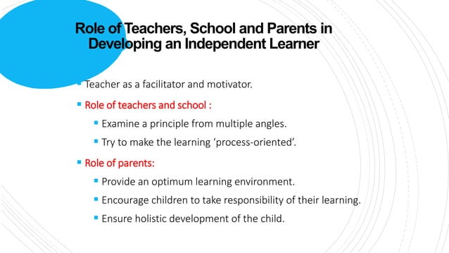 Being an independent learner | PPTX | Homework and Study | Education