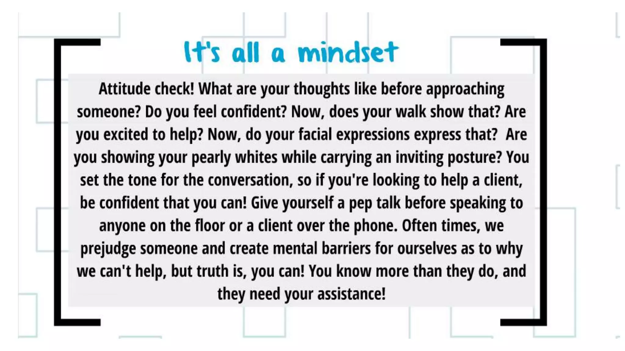 Being approachable slide | PPTX