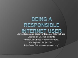 Being A Responsible Internet User | PPT