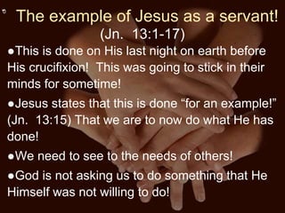 Being a servant of God! | PPTX