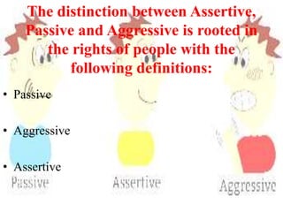 Being assertive | PPTX | Education