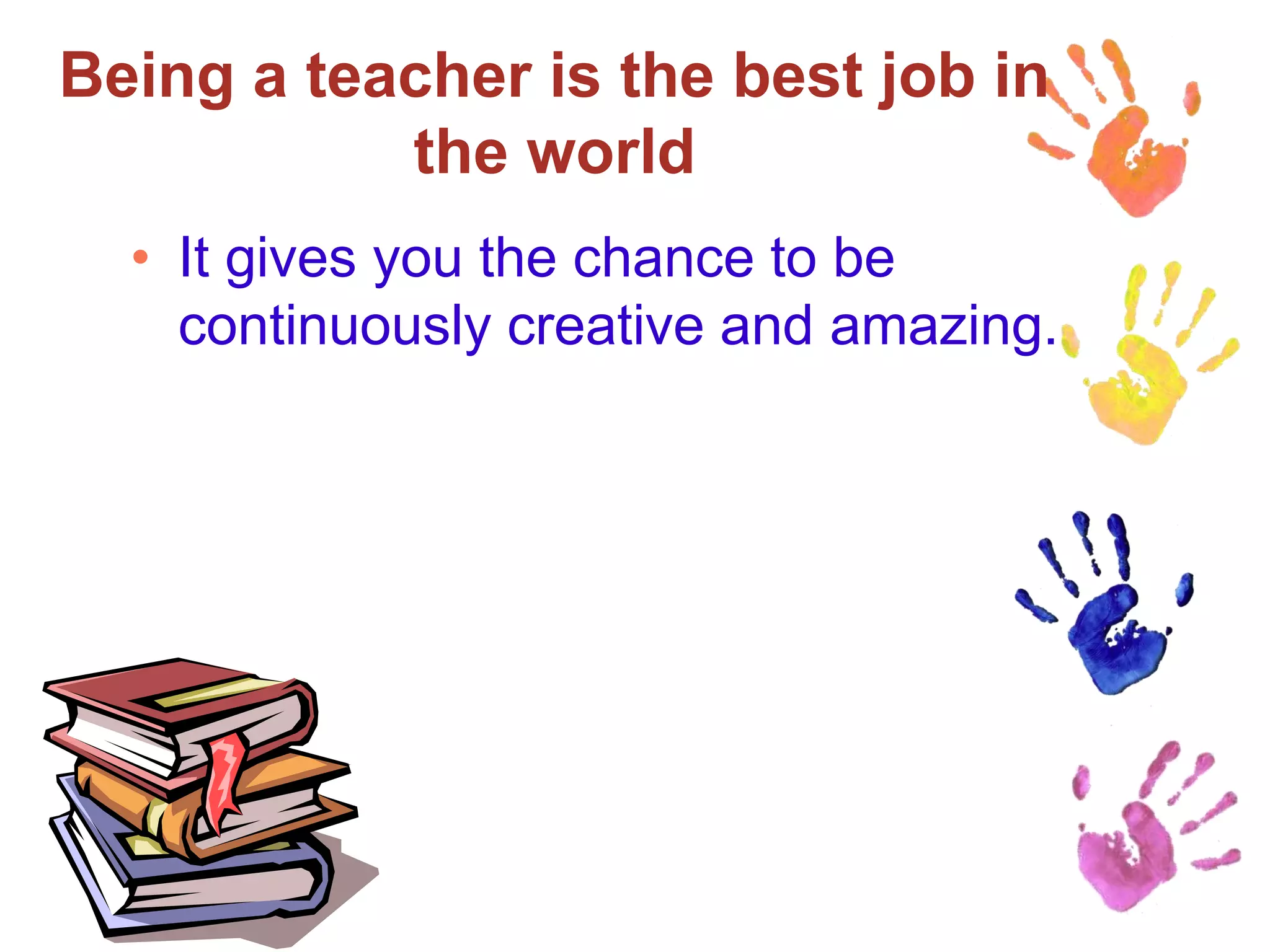 Being a teacher | PPTX