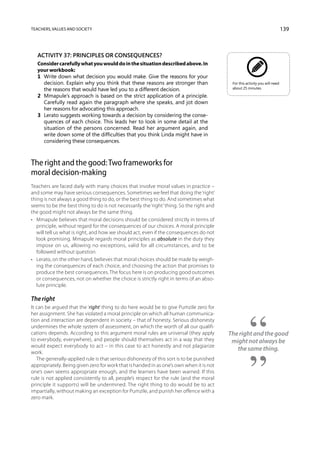 Being a Teacher: Section Six - Teachers, values and society | PDF