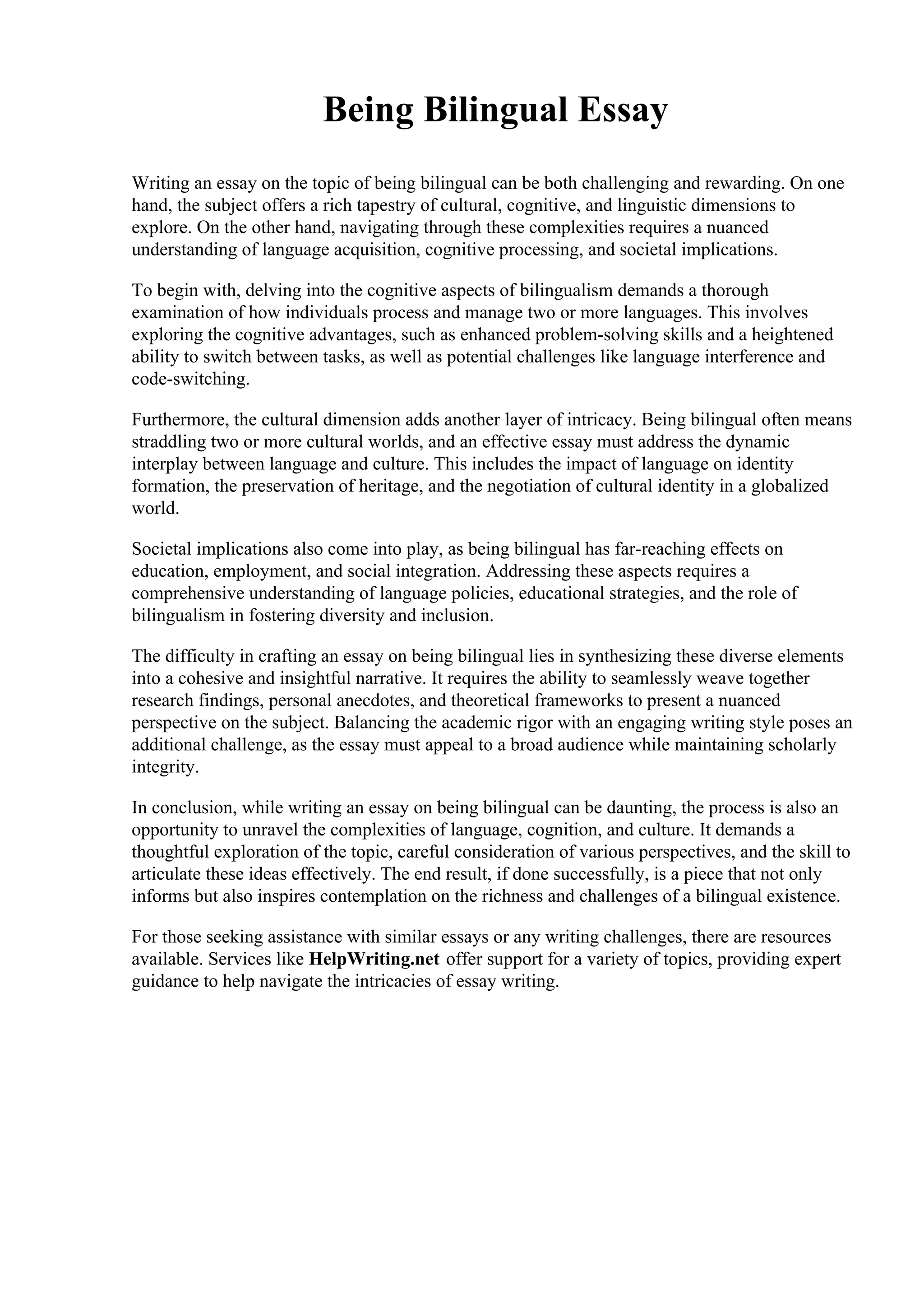 Being Bilingual Essay.pdf