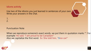 Being Canadian - Based on Nice Idioms.pptx