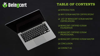 Beingcert scrum | PPT