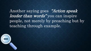 Being consistent with values and actions | PPTX