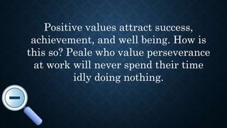 Being consistent with values and actions | PPTX