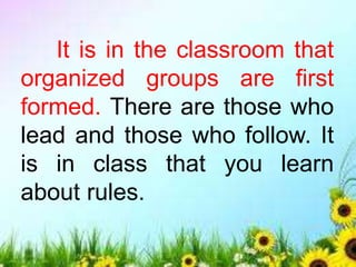 Being Cooperative in the Classroom | PPTX