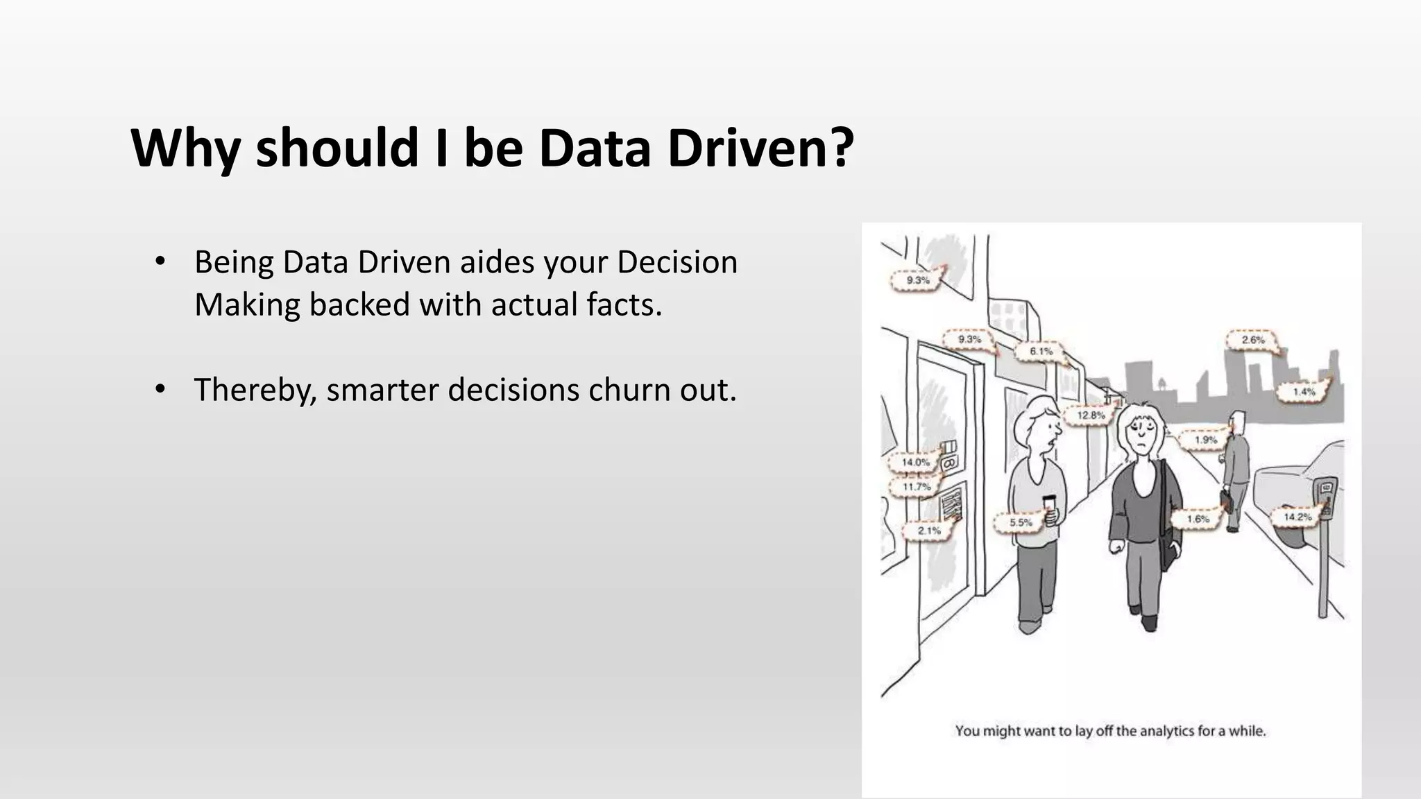 Being data driven | PPTX