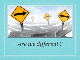 Being different | PDF