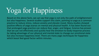 Being Happy - Yoga Way.pptx
