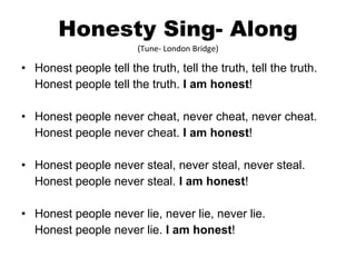Beinghonest | PPT