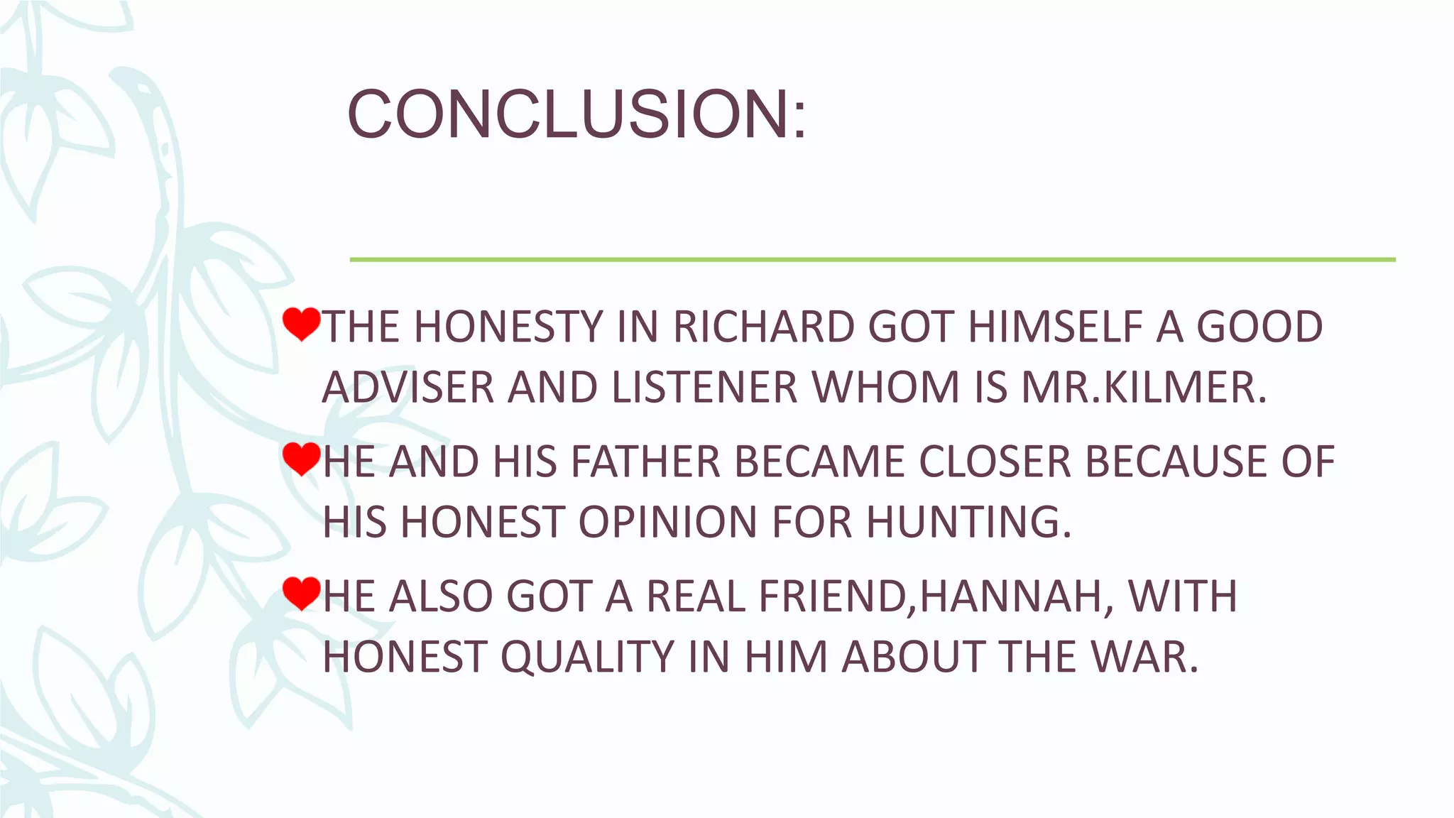 Being honest in relationship | PPTX