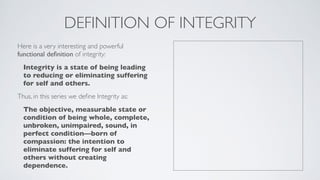 Being Integrity 3: Discernment | PPT