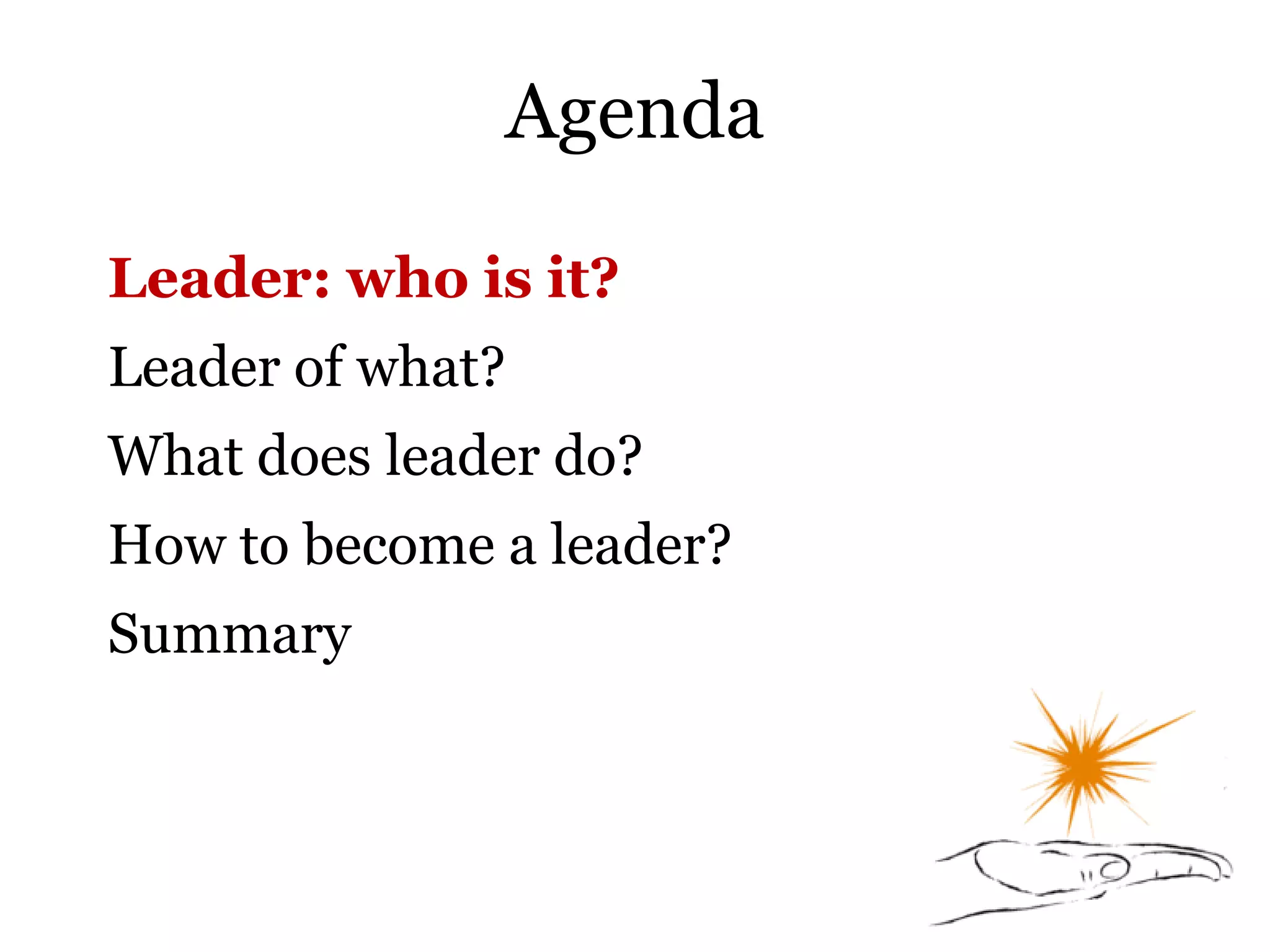 Being a leader | PDF