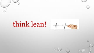 Being lean & kaizen | PPTX