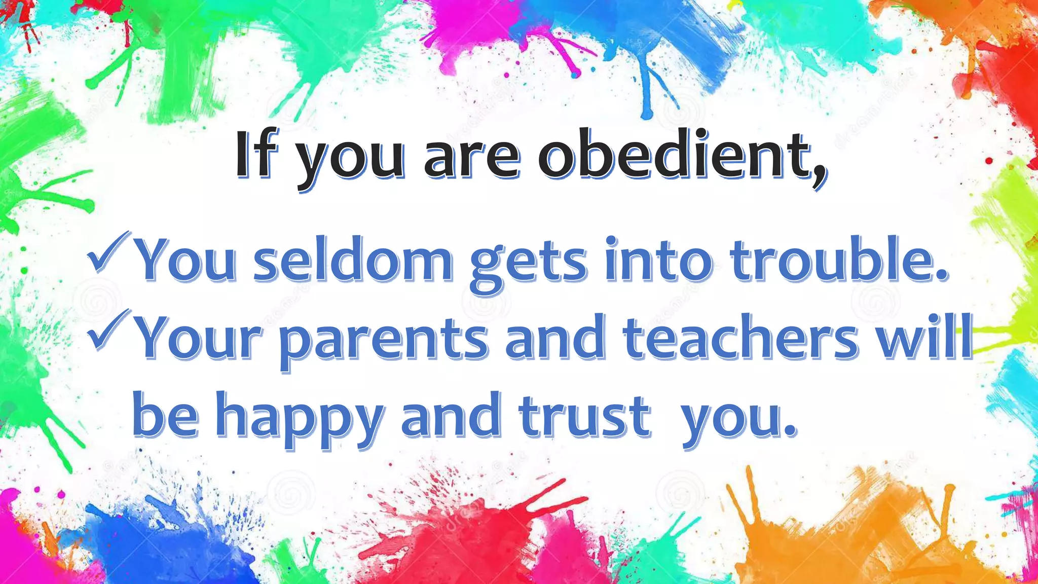 Being obedient | PPTX