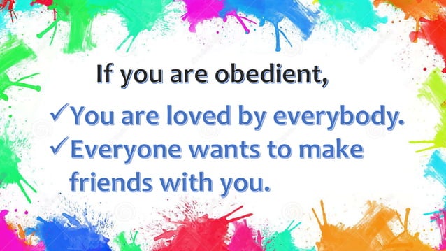 Being obedient | PPTX