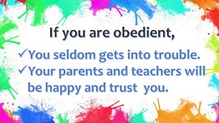 Being obedient | PPTX