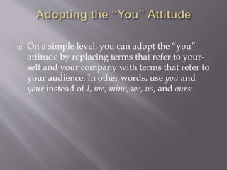 Being Sensitive to Your Audience’s Needs.pptx