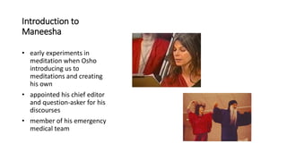 Being There: Living & Dying with Awareness - webinar with Maneesha James | PPT