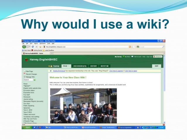 Wikis in the ESL Classroom | PPT