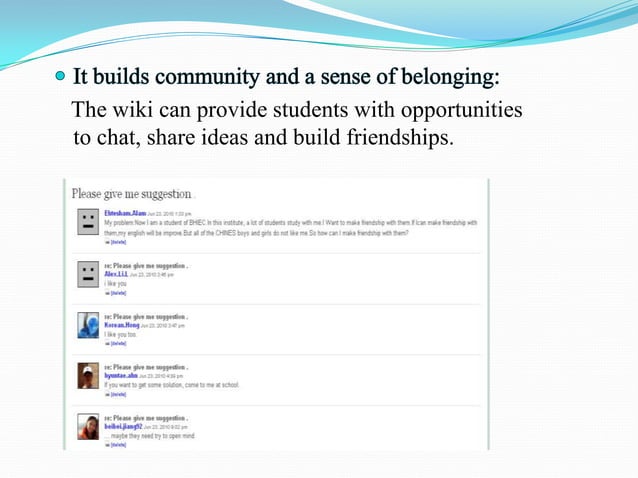 Wikis in the ESL Classroom | PPT