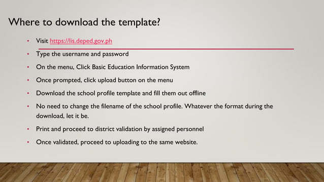BASIC EDUCATION INFORMATION SYSTEM BEIS-Presentation.pptx | Educational ...