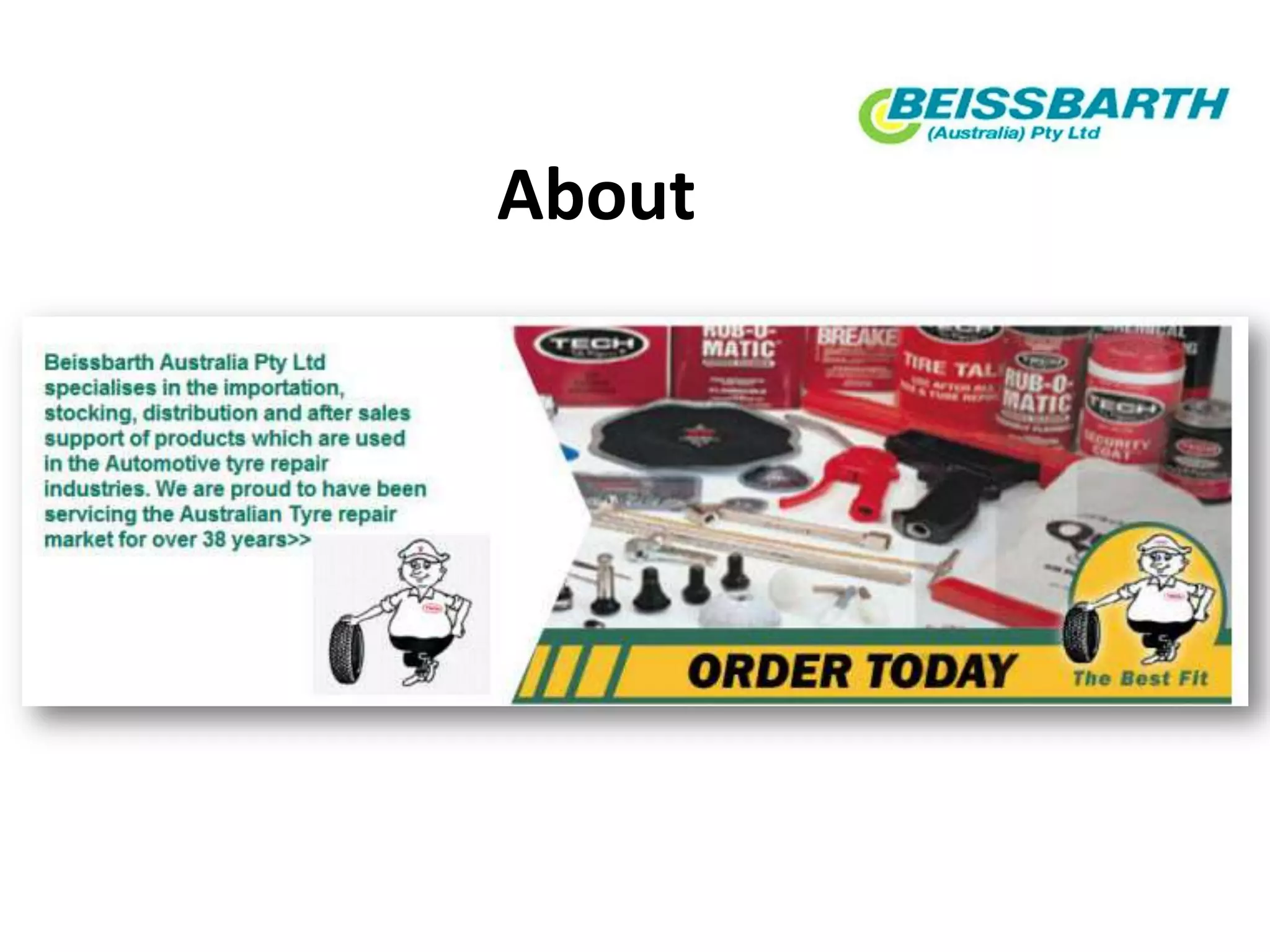 Tech Tyre Repair Products Australia | PPTX