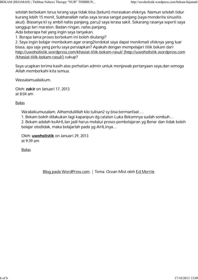 Bekam (hijamah) | PDF