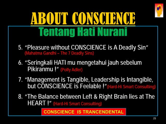 Pelatihan Bekerja dengan Hati Nurani | PPT