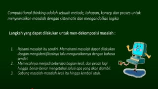 Bekerja dengan sub program (materi informatika | PPT