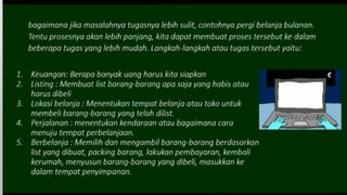 Bekerja dengan sub program (materi informatika | PPT