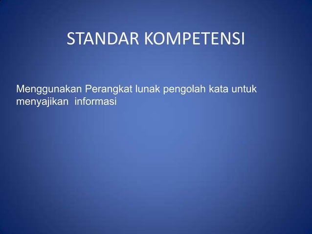 Bekerja Dengan Tabel Pada Dokumen | PPT